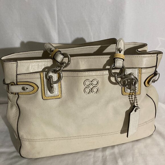 Coach | Bags | Coach Colette Womans Leather Carryall Handbag 646 | Poshmark